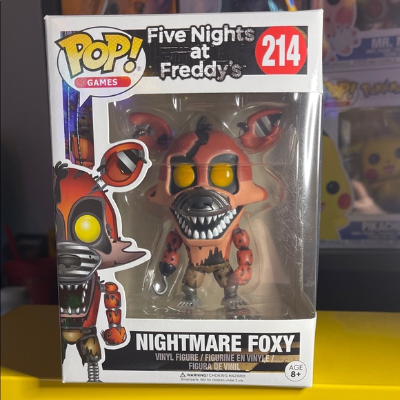 Funko | Toys | Funko Pop Games Nightmare Foxy Figure Orange And Black ...